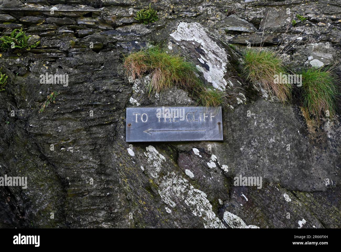 Polperro sign hi-res stock photography and images - Alamy