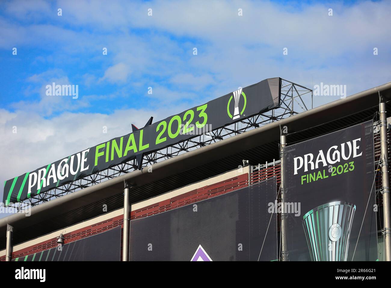 Prague, Czechia. 07th June, 2023. A general view (GV) of Fortuna Arena ...