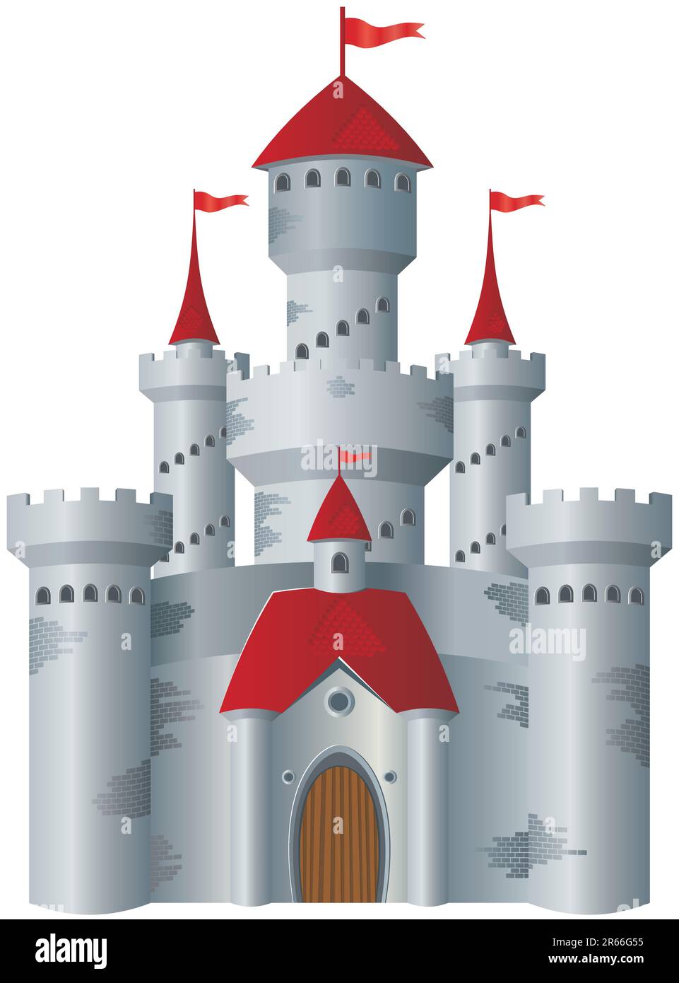 Medieval castle gate house Stock Vector Images - Alamy