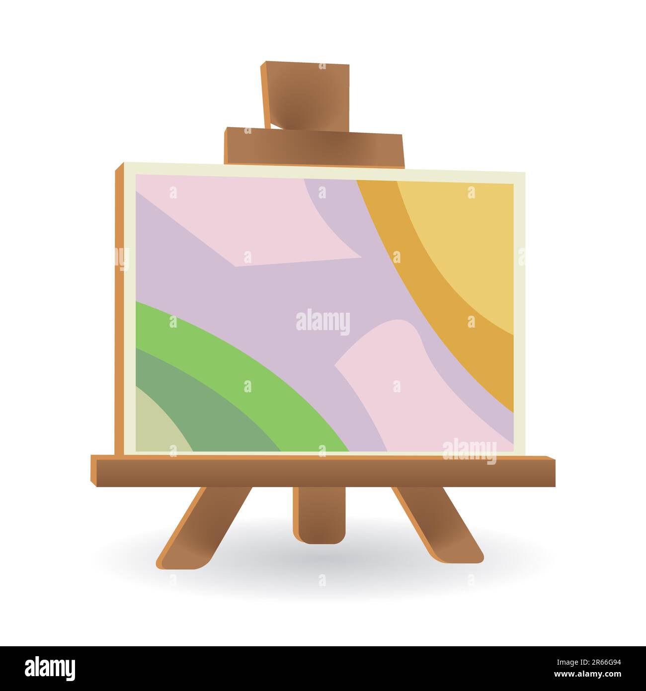 Human easel Stock Vector Images - Alamy
