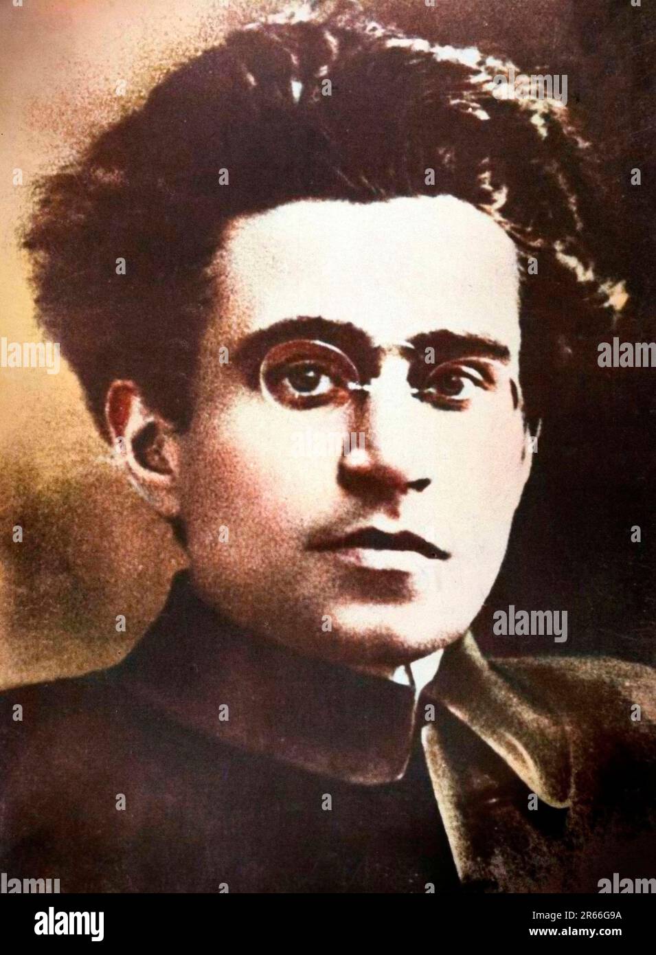 Portrait d'Antonio Gramsci (1891-1937), philosophe et homme politique ...