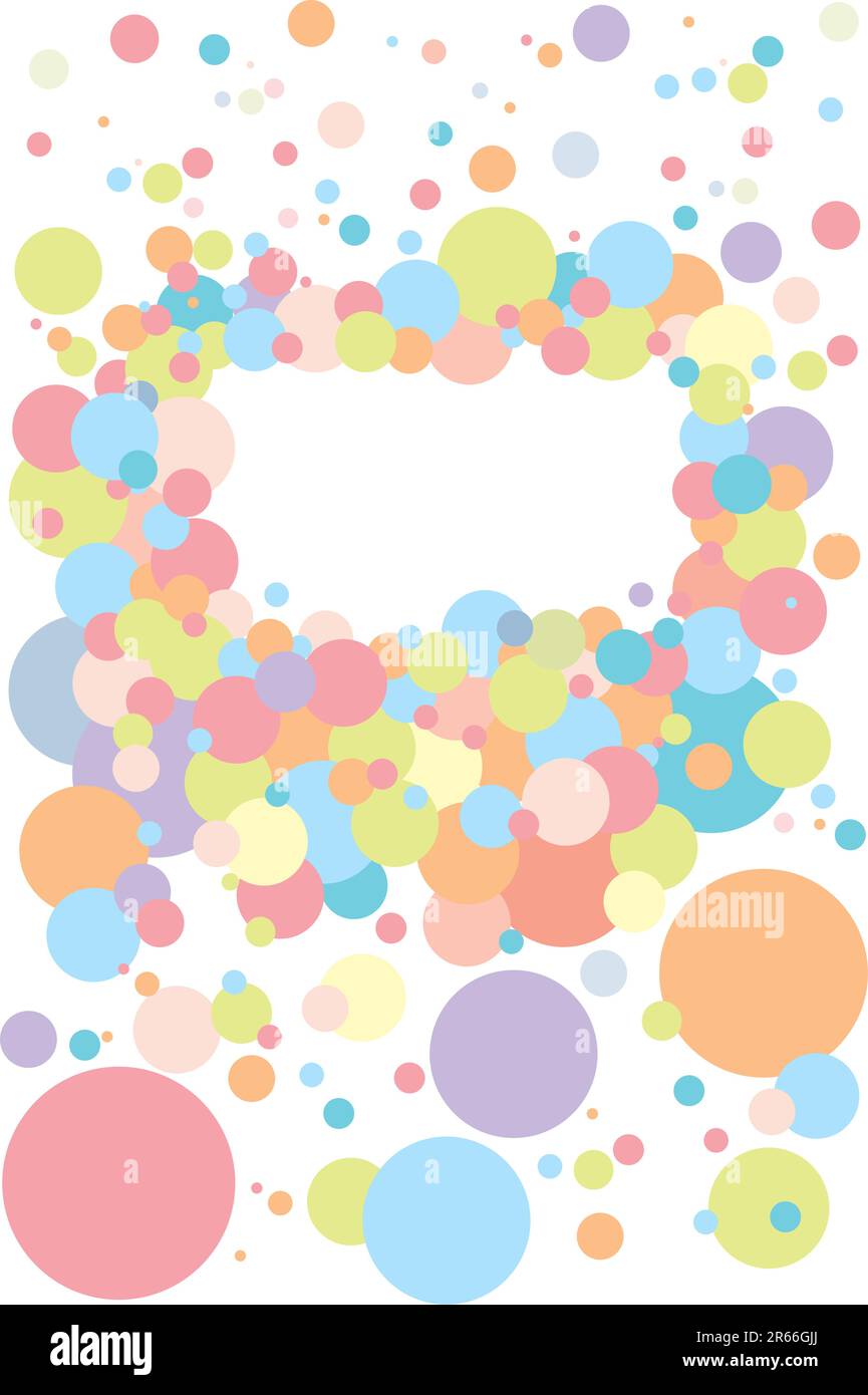 pastel confetti bubbles Stock Vector Image & Art - Alamy