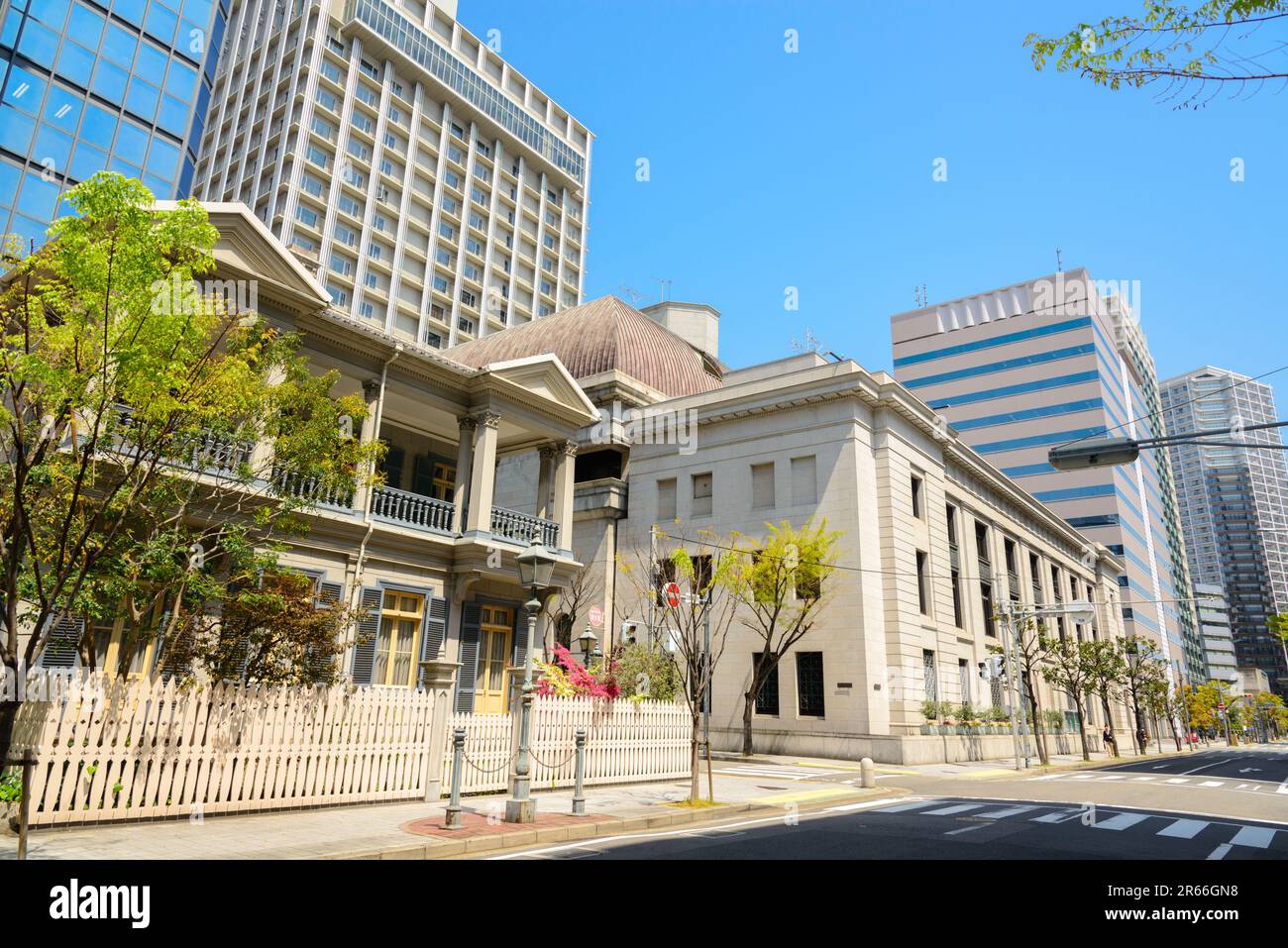 Streetscape of Kobe Kyu-kokichi Stock Photo - Alamy
