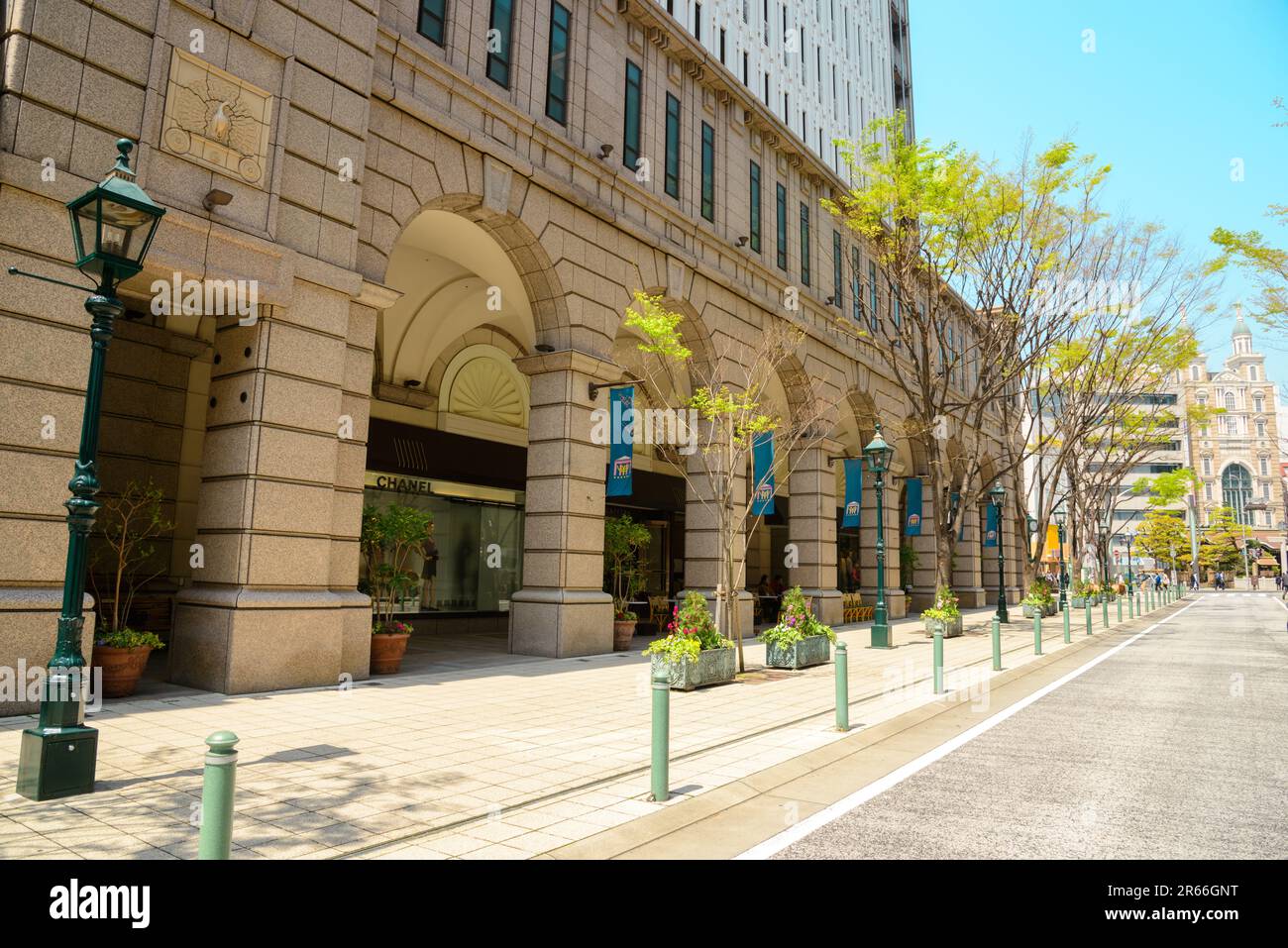 Streetscape of Kobe Kyu-kokichi Stock Photo - Alamy