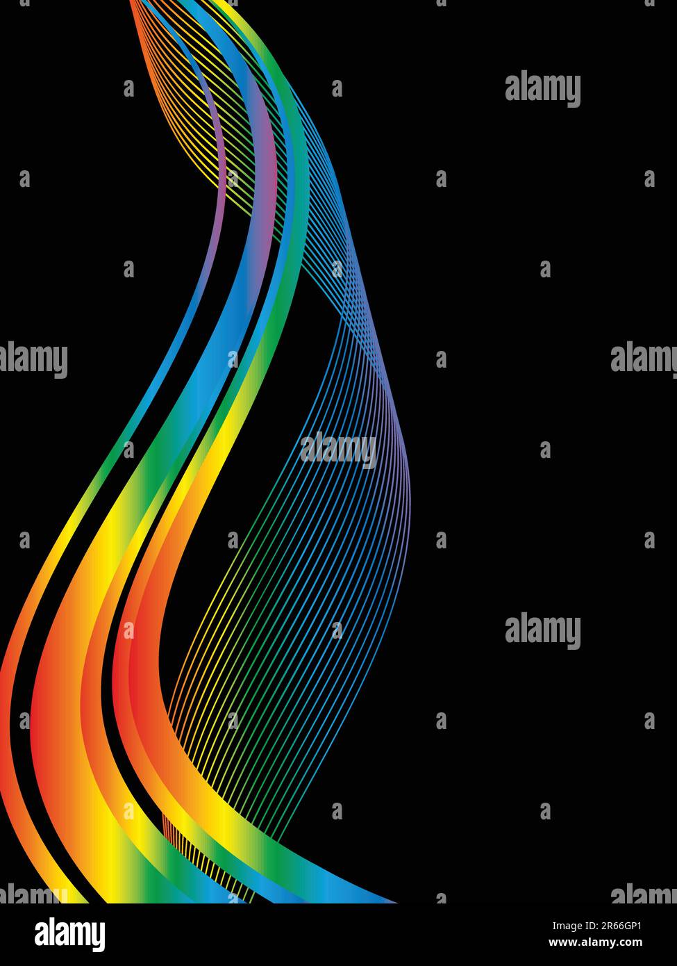 vector eps10 illustration of an abstract rainbow design Stock Vector ...