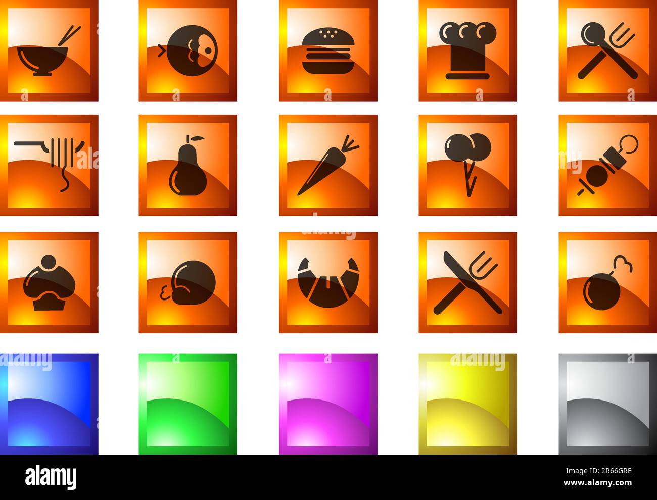 Food & Restaurant icons Stock Vector Image & Art - Alamy
