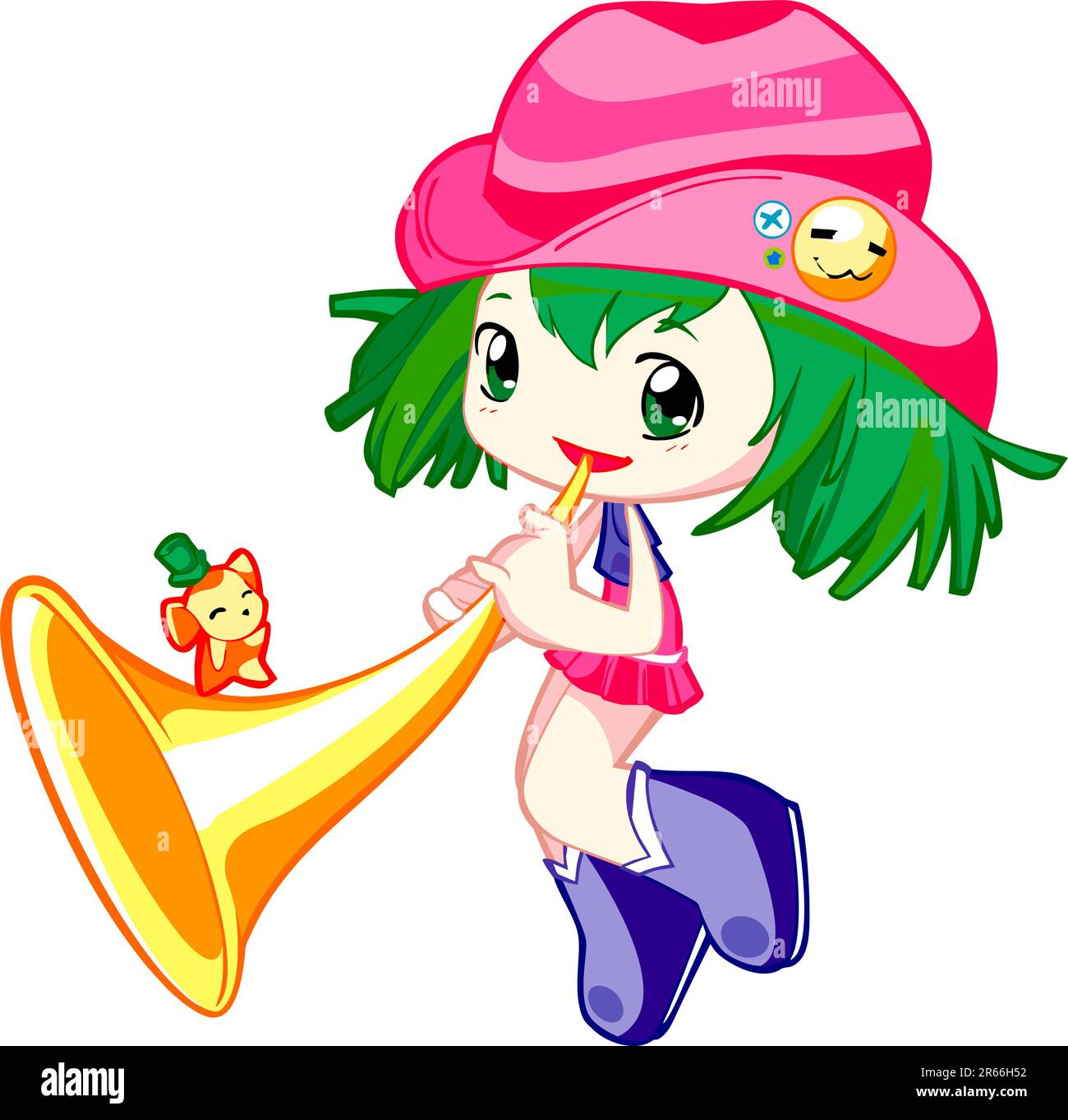 a vector illustration of a cute kid Stock Vector Image & Art - Alamy