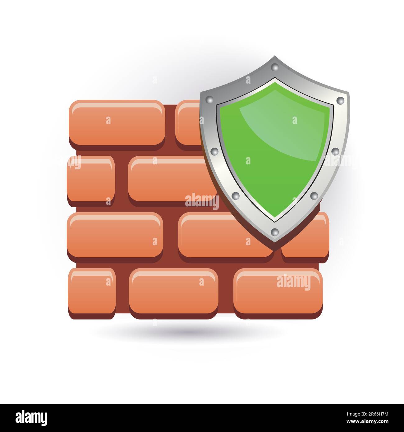 wall and shield Stock Vector Image & Art - Alamy