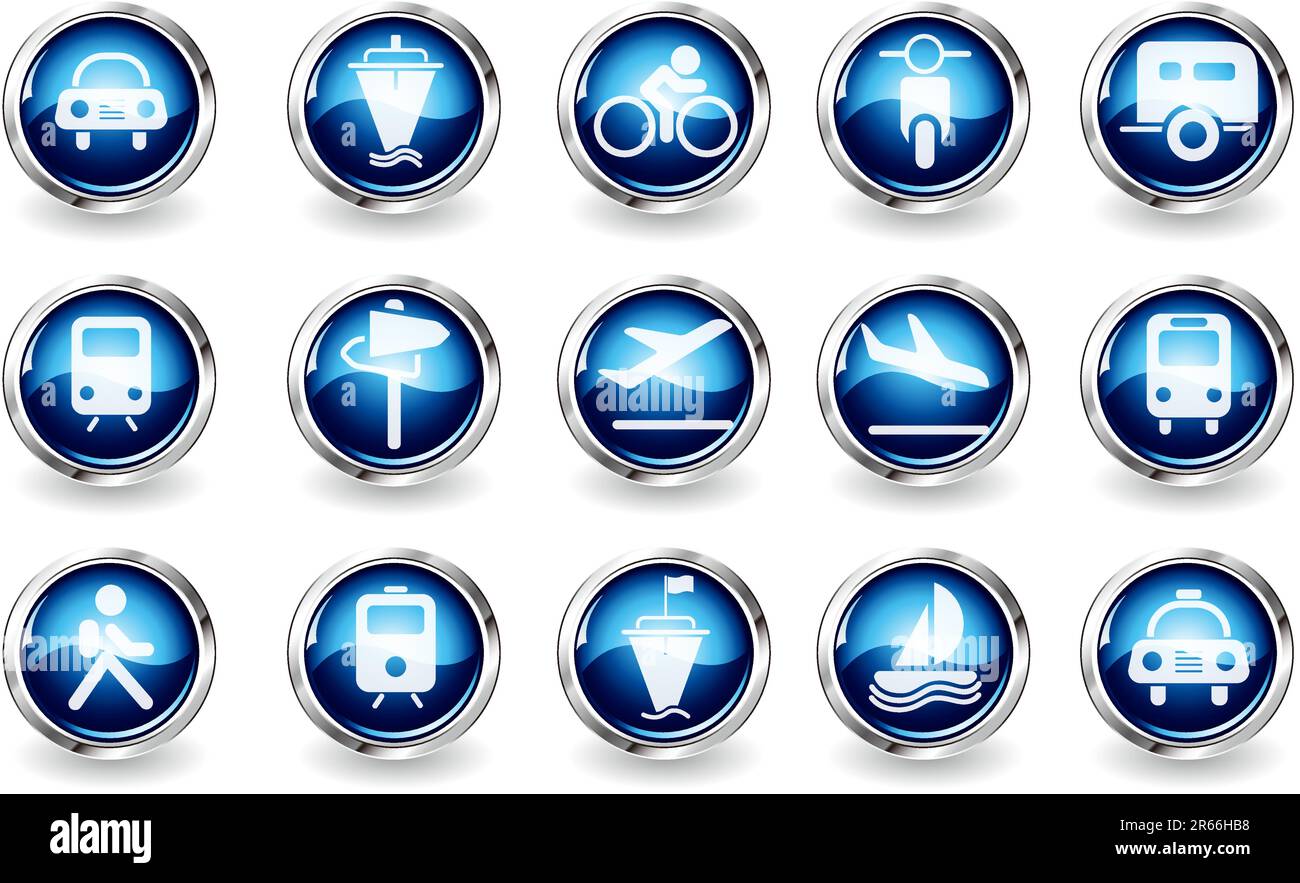 Transportation and Vehicle icons Stock Vector Image & Art - Alamy