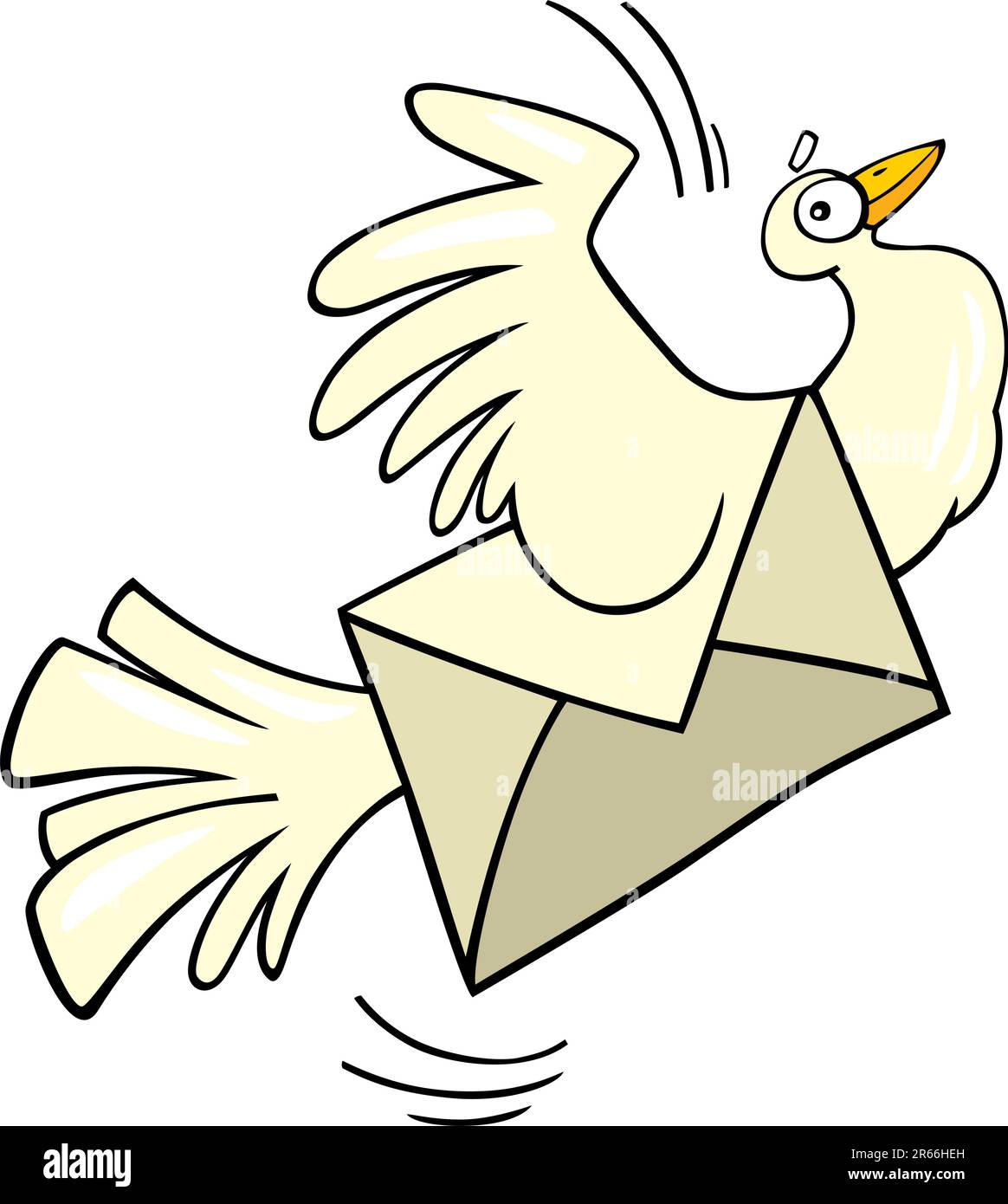 Pigeon message Cut Out Stock Images & Pictures - Alamy