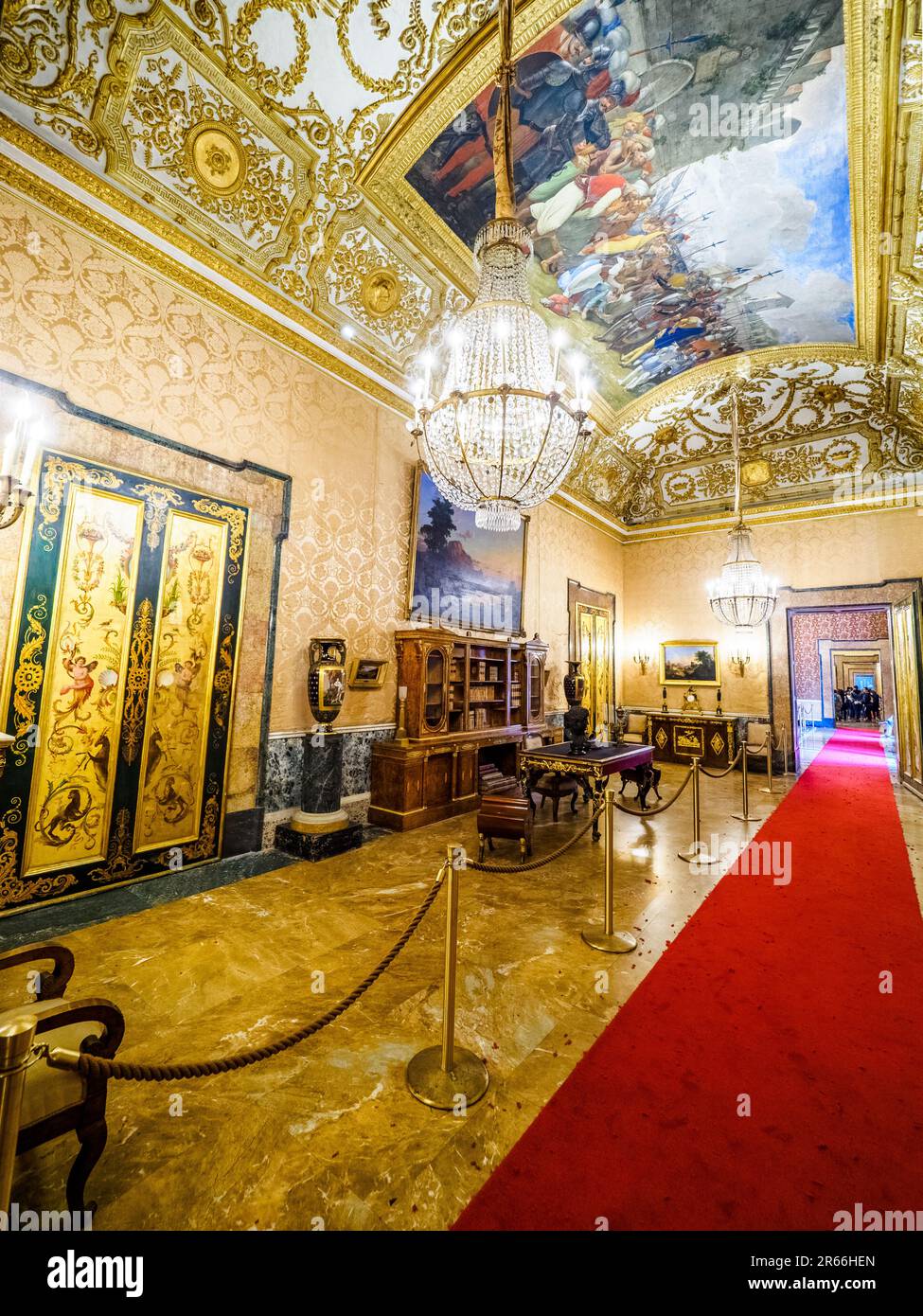 Joachim Murat's Office - Royal Palace of Naples that In 1734 became the ...