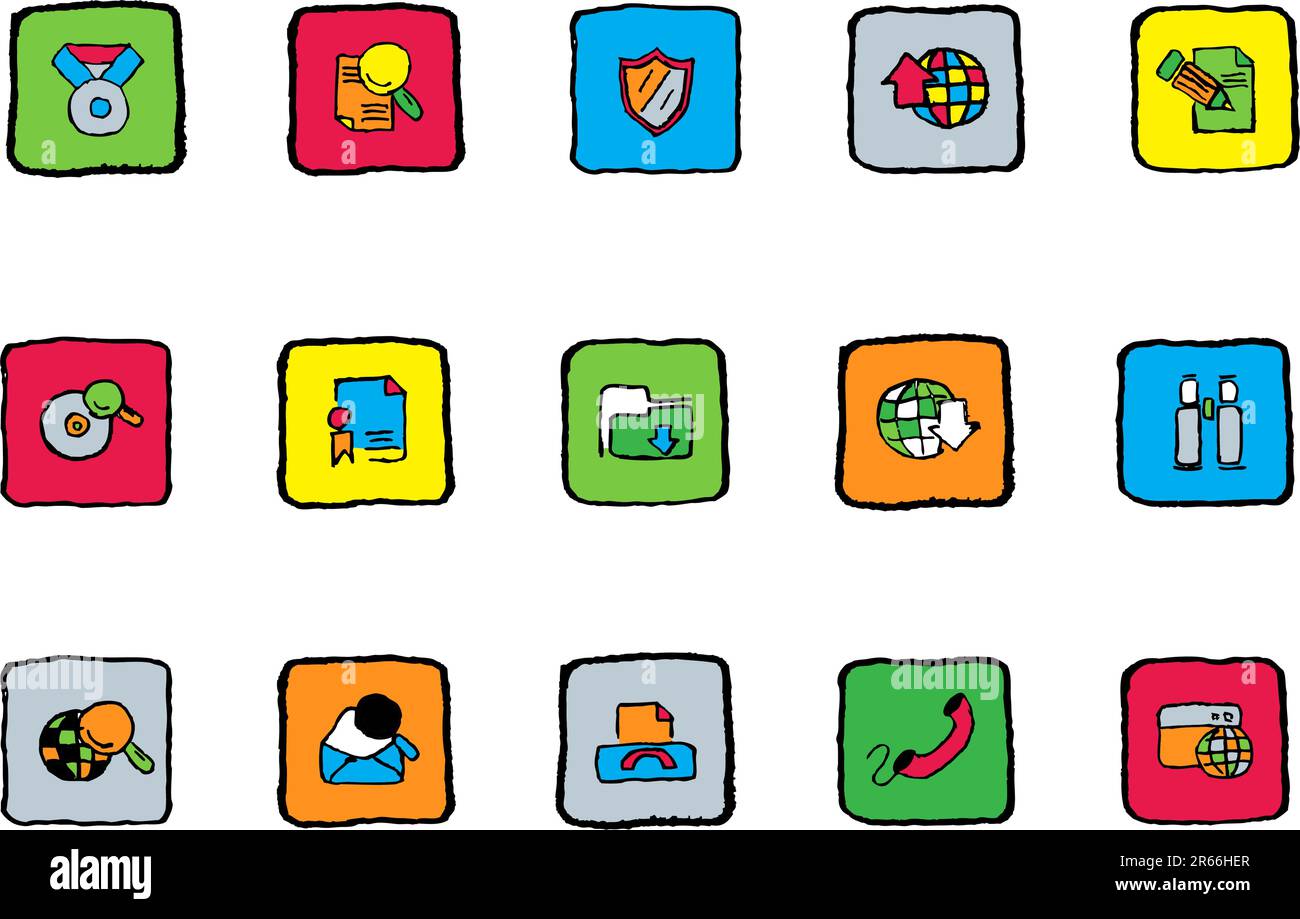 Envelope colors Stock Vector Images - Alamy