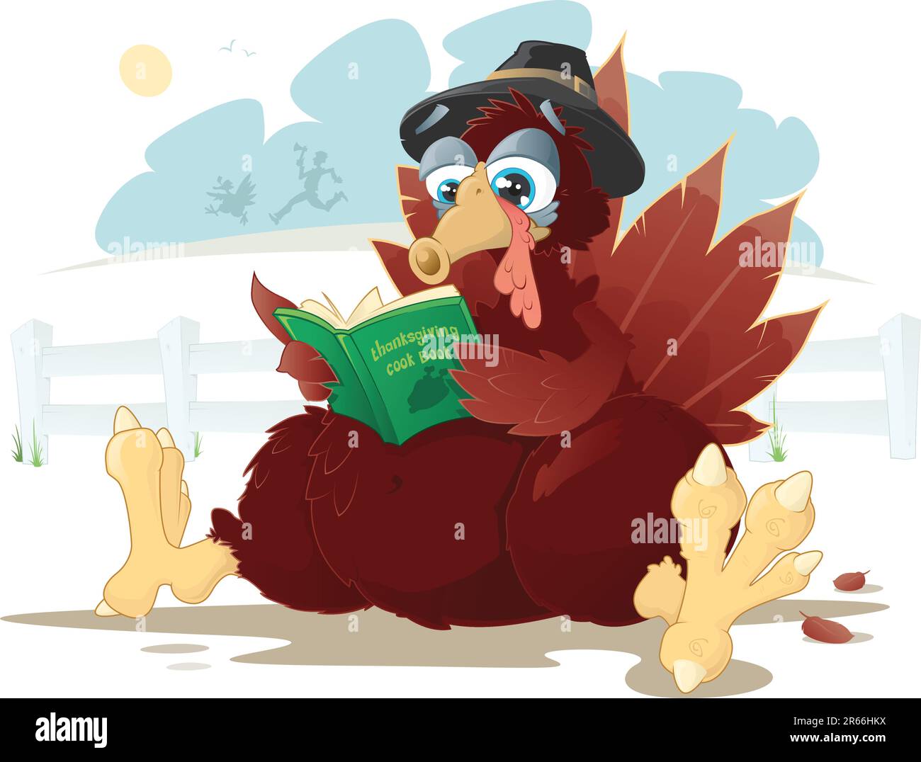 This poor pilgrim turkey has just realised that his days may be ...