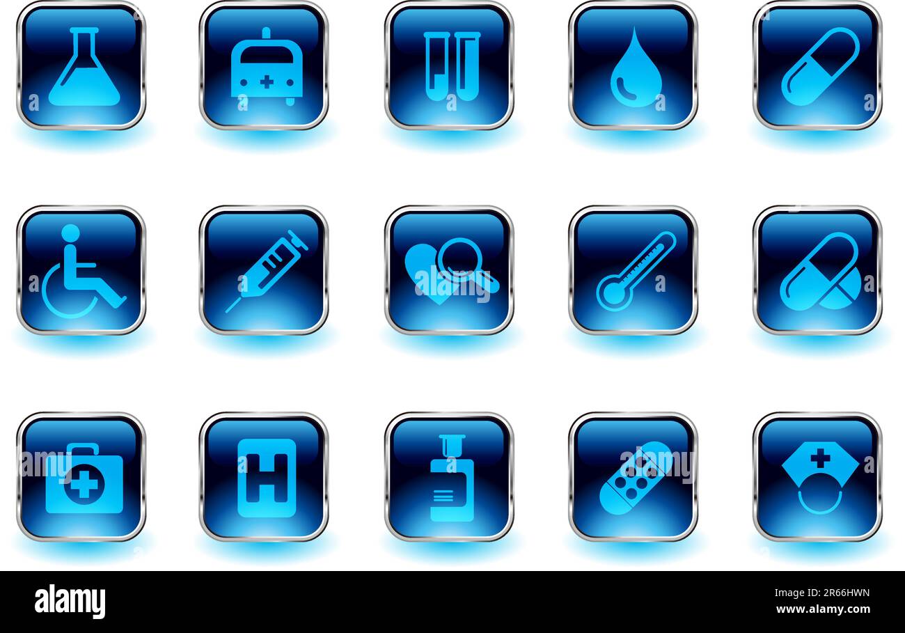 Healthcare and Pharma icons Stock Vector Image & Art - Alamy