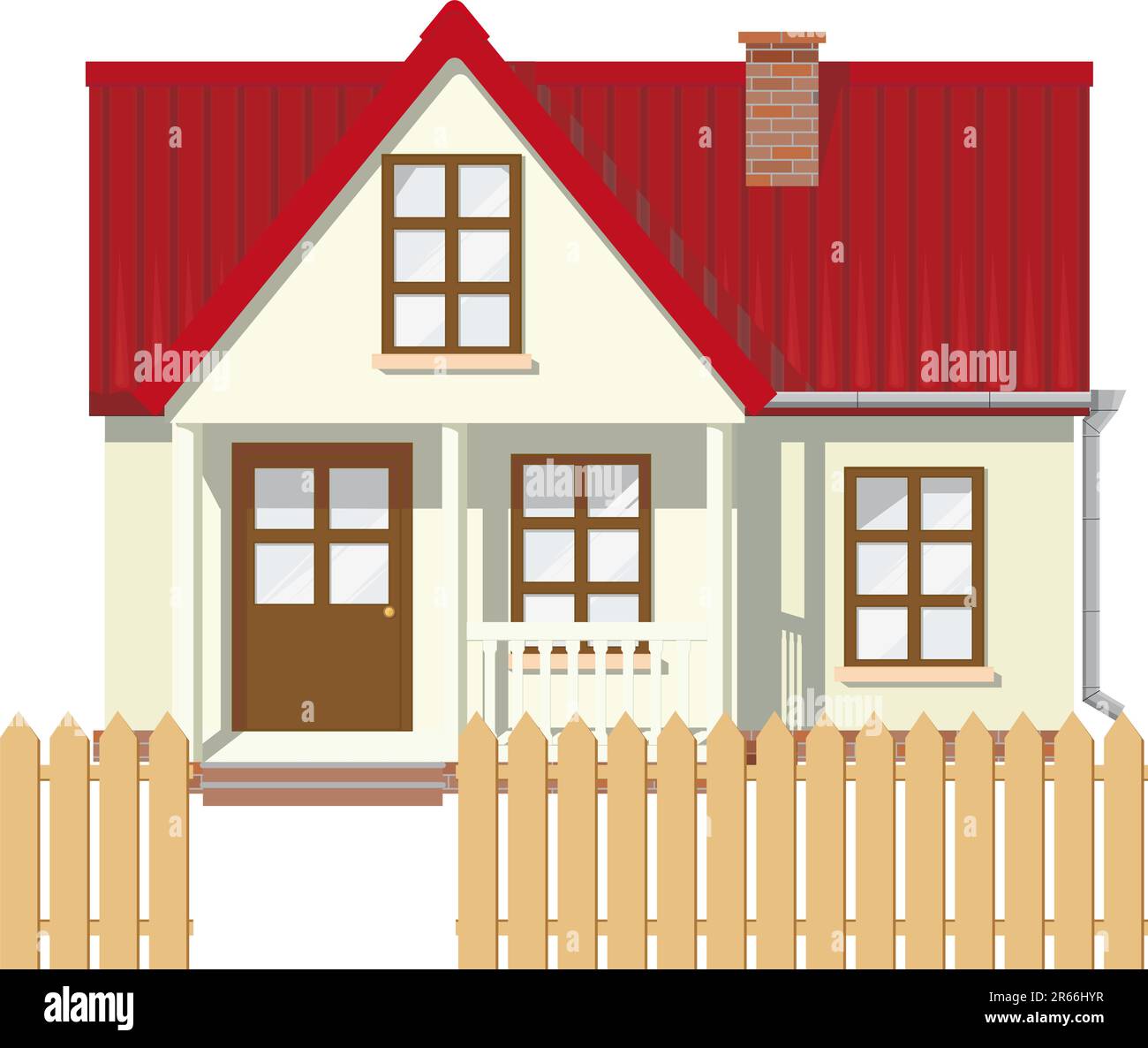 Small country house light Stock Vector Images - Alamy