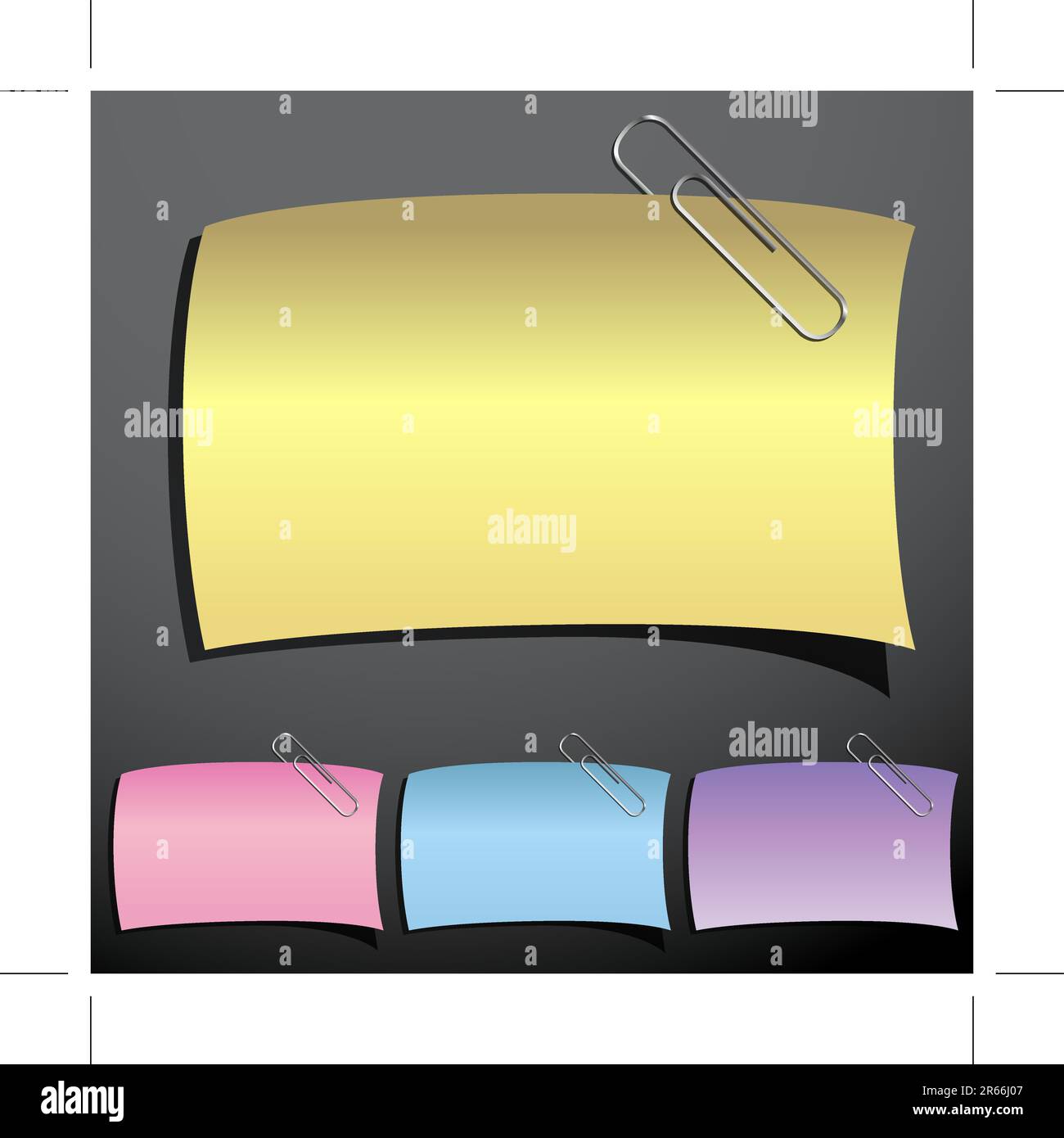 Purple post it note Cut Out Stock Images & Pictures - Alamy