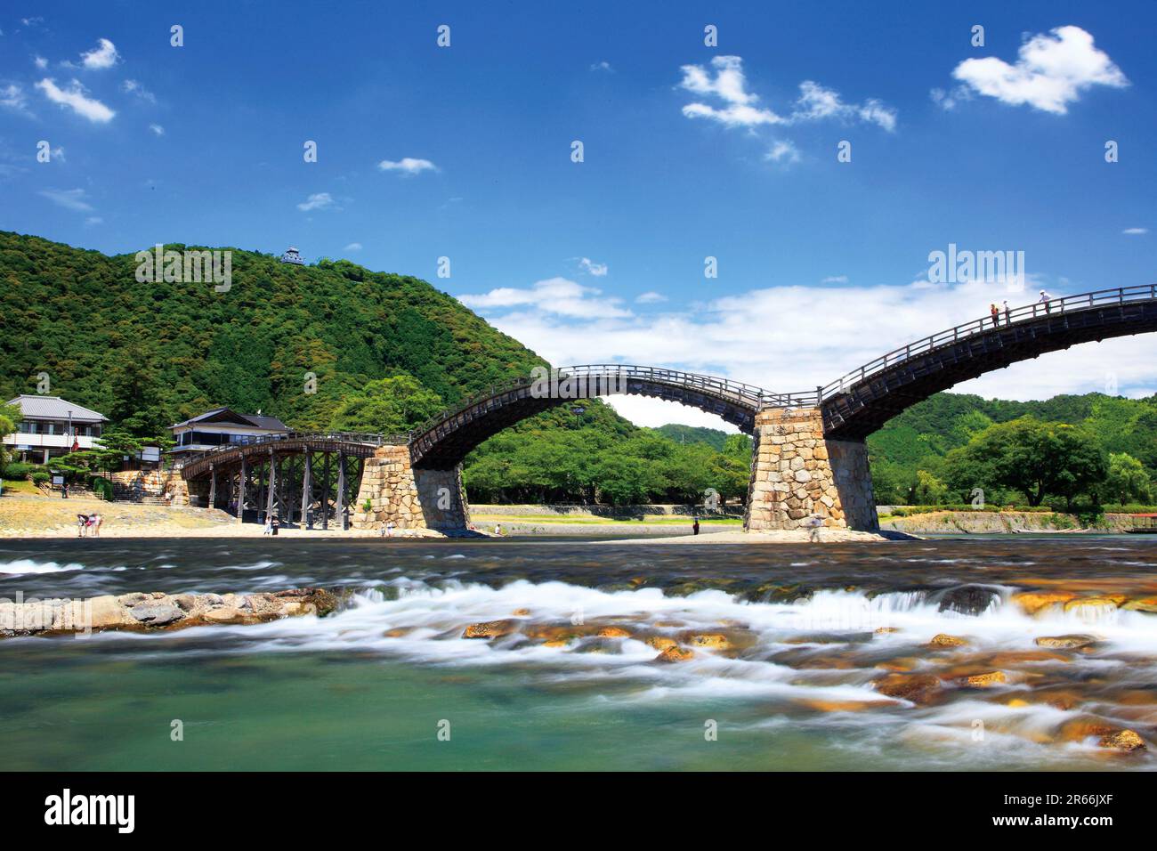 Nishiki River and Kintai Bridge Stock Photo - Alamy
