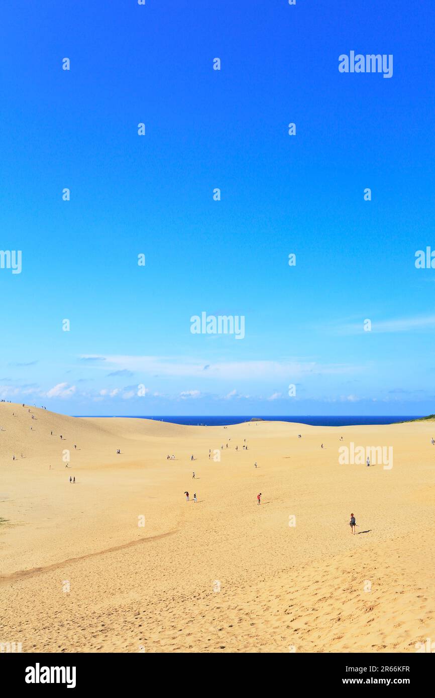 Tottori Sand Dunes and Sea of Japan Stock Photo - Alamy