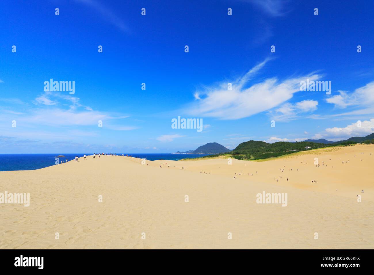 Tottori Sand Dunes and Sea of Japan Stock Photo - Alamy