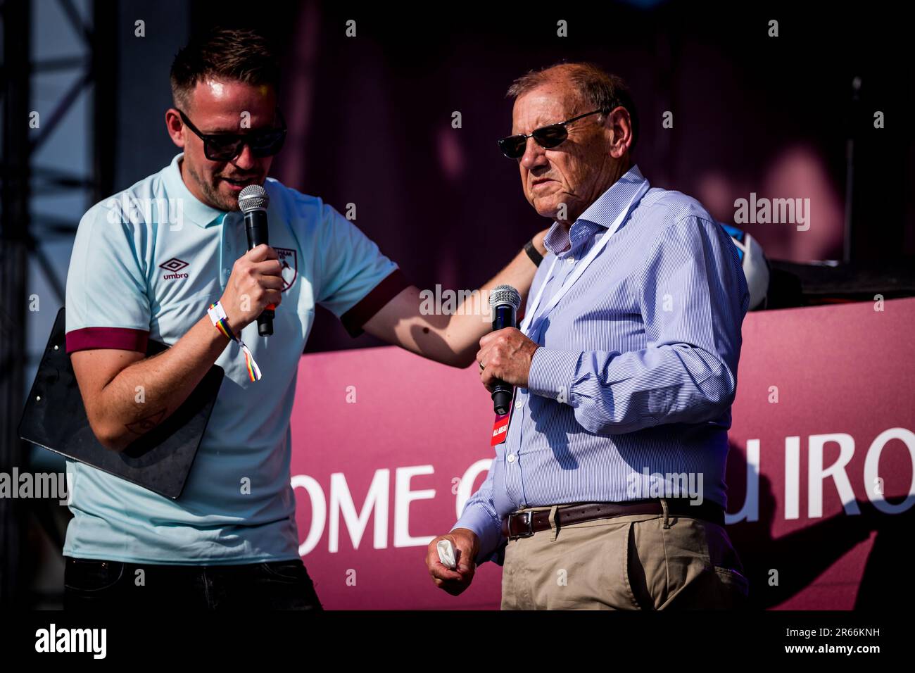 Prague, Czech Republic. 07th June, 2023. Former West Ham player Brian ...