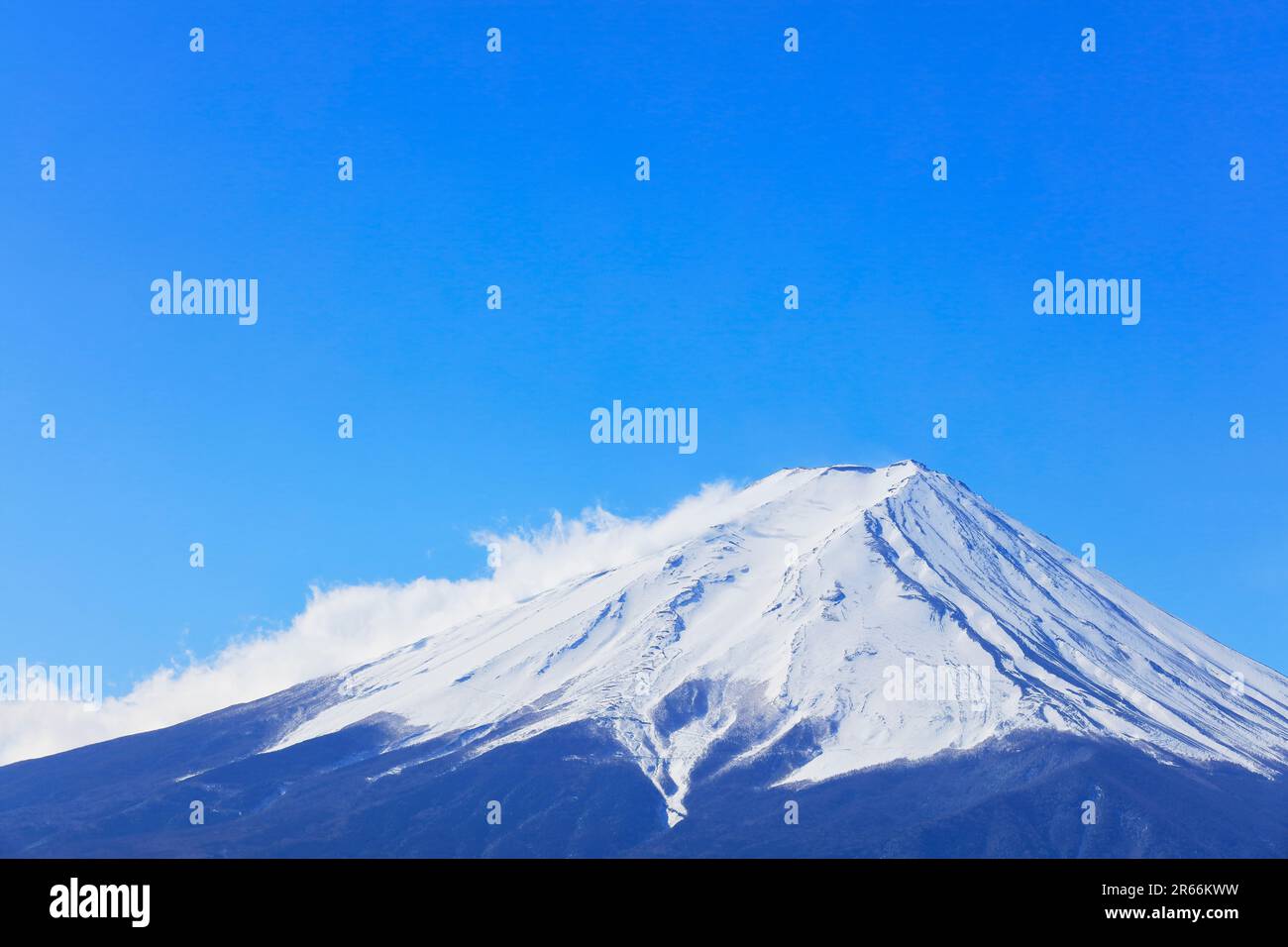 Blue sky and Mount Fuji Stock Photo - Alamy