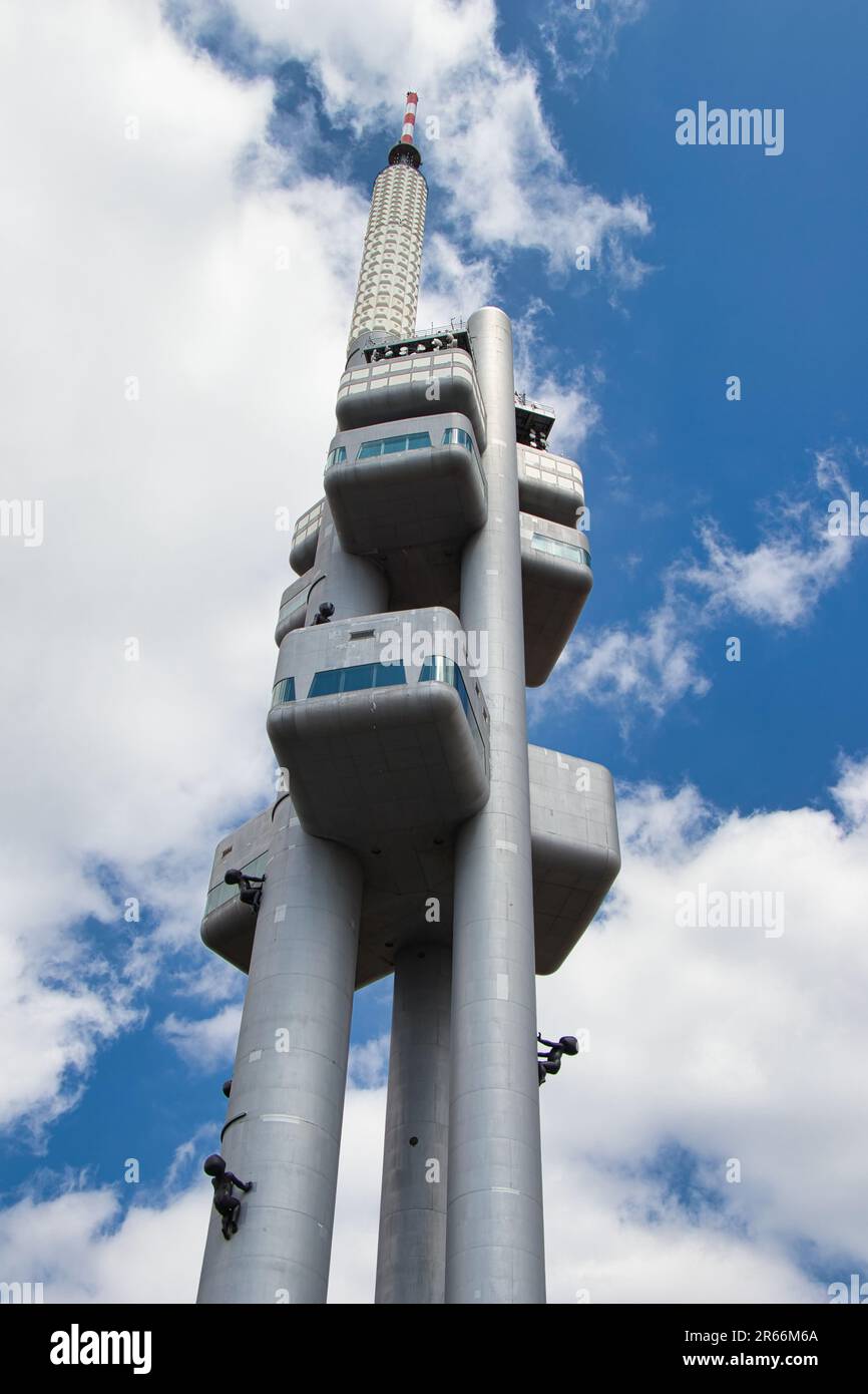 Television tower Zizkov in Prague, Czech Republic Stock Photo - Alamy