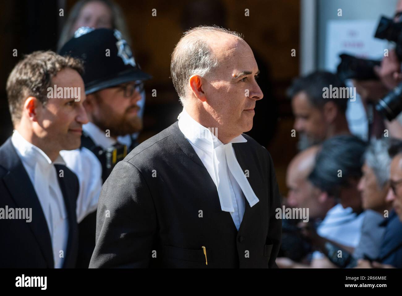 London, UK. 7 June 2023. Barrister acting on behalf of Mirror Group ...