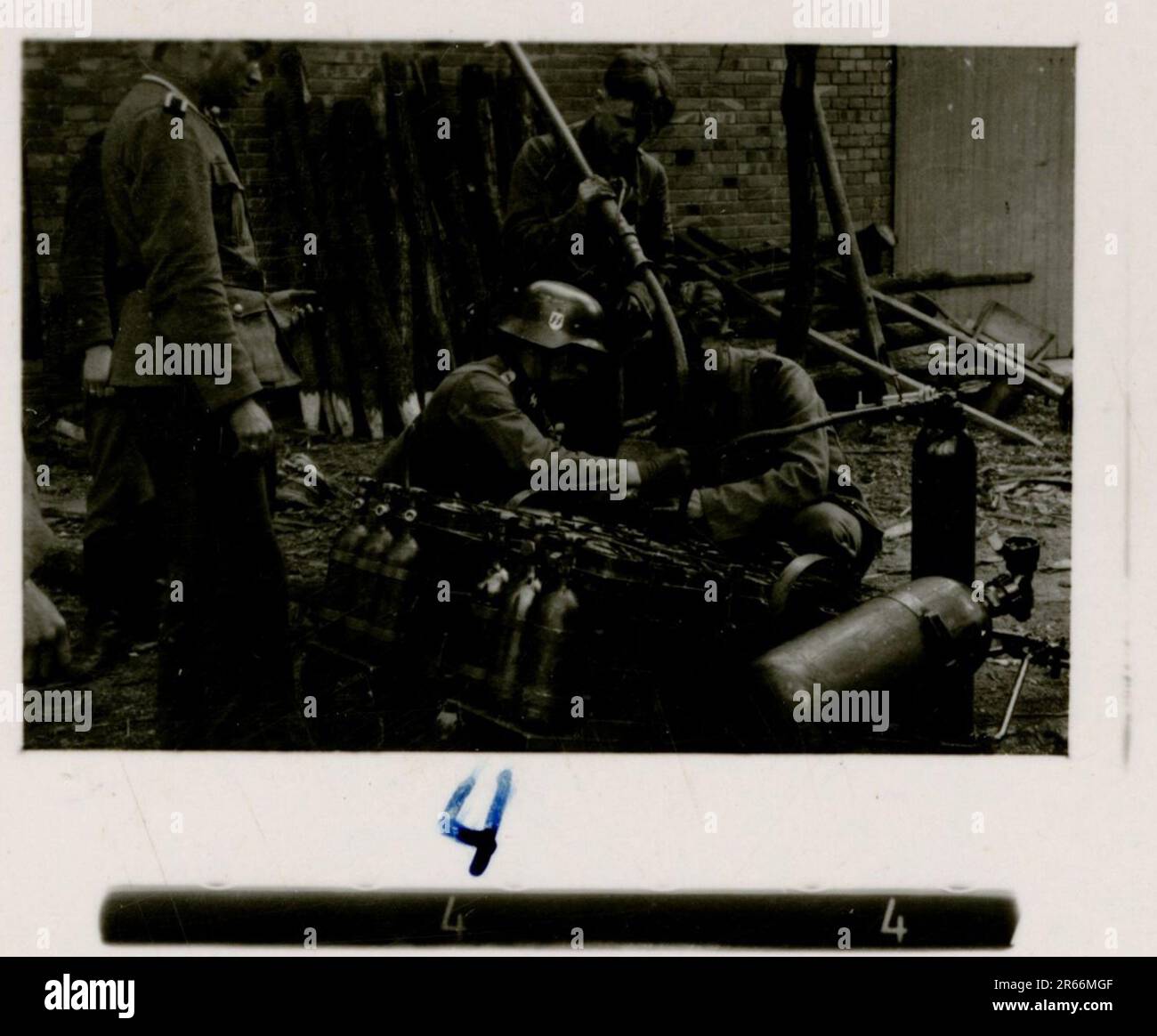 SS Photographer Blaurock, France, Finland 1942-44 SS Soldier portrait ...