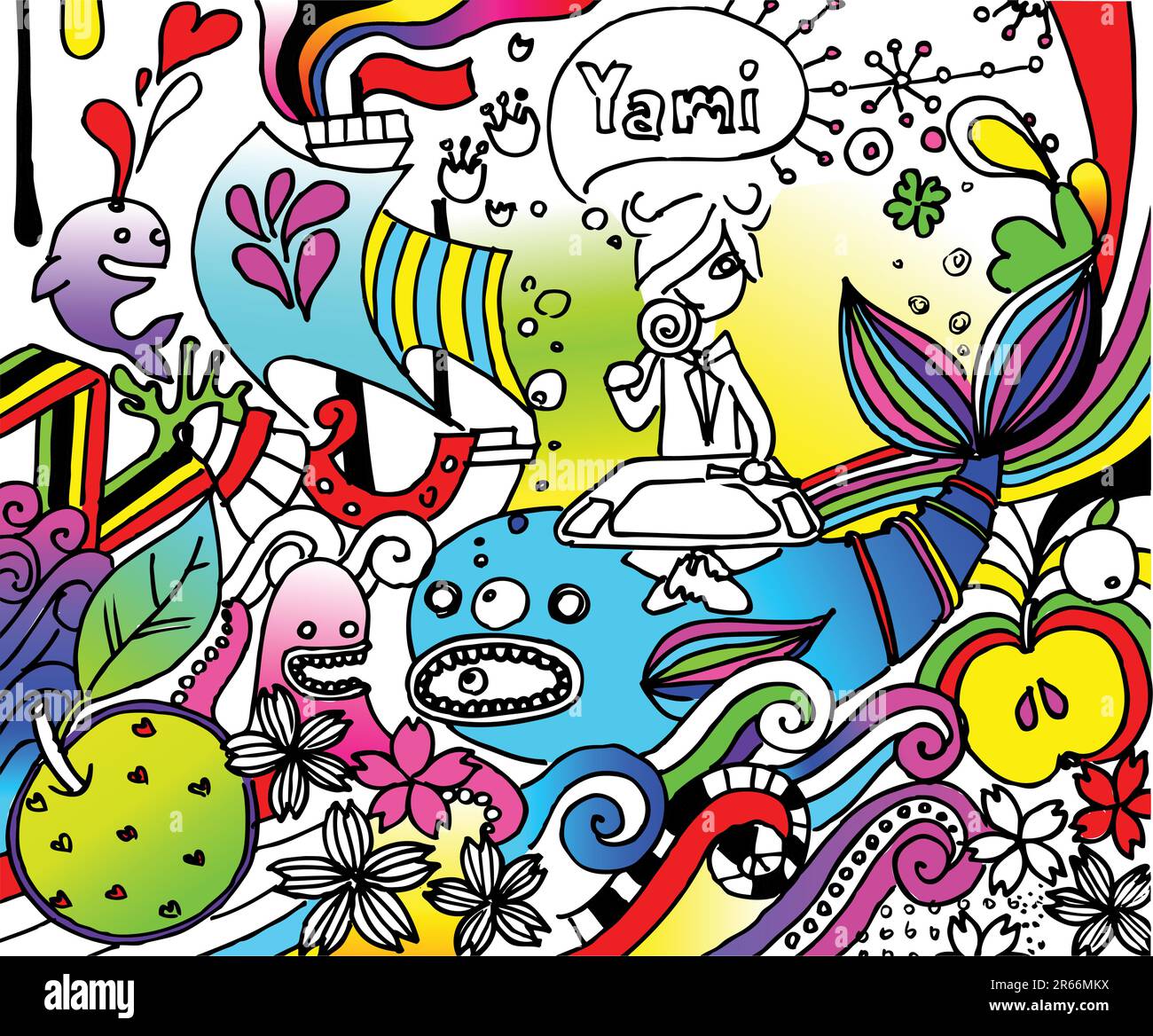 inner life and imagination of an artist Stock Vector Image & Art - Alamy