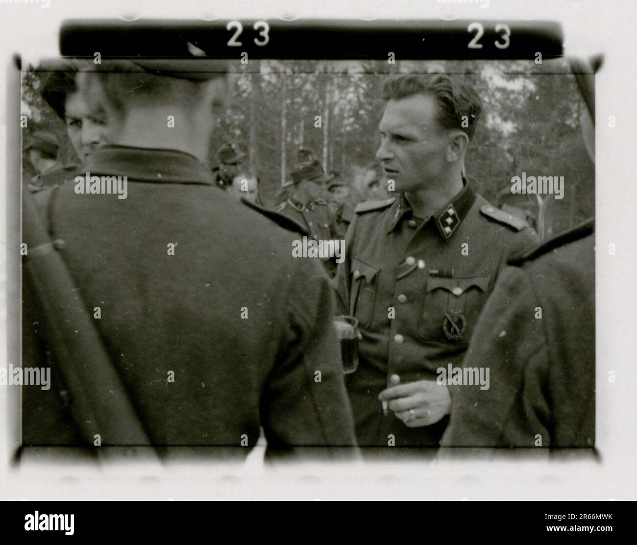 SS Photographer Blaurock, France, Finland 1942-44 SS Soldier portrait ...