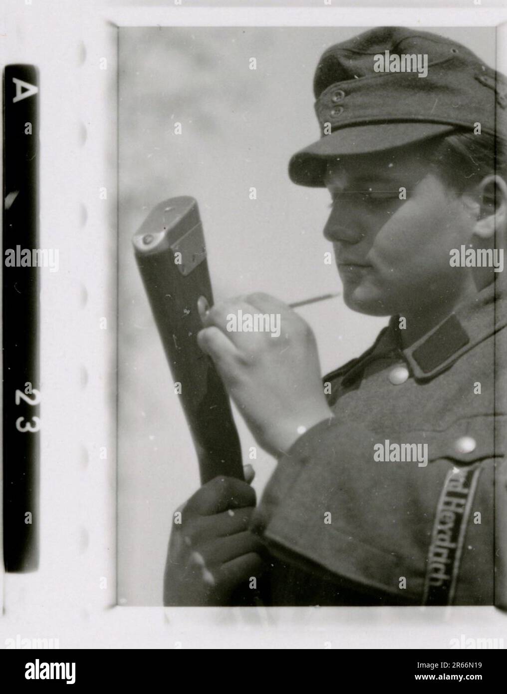 SS Photographer Blaurock, France, Finland 1942-44 SS Soldier portrait ...