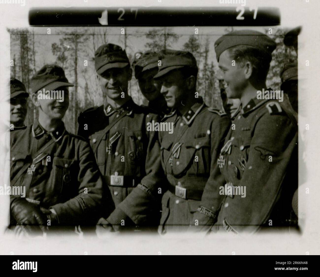 SS Photographer Blaurock, France, Finland 1942-44 SS Soldier portrait photos, scuttling of the ...
