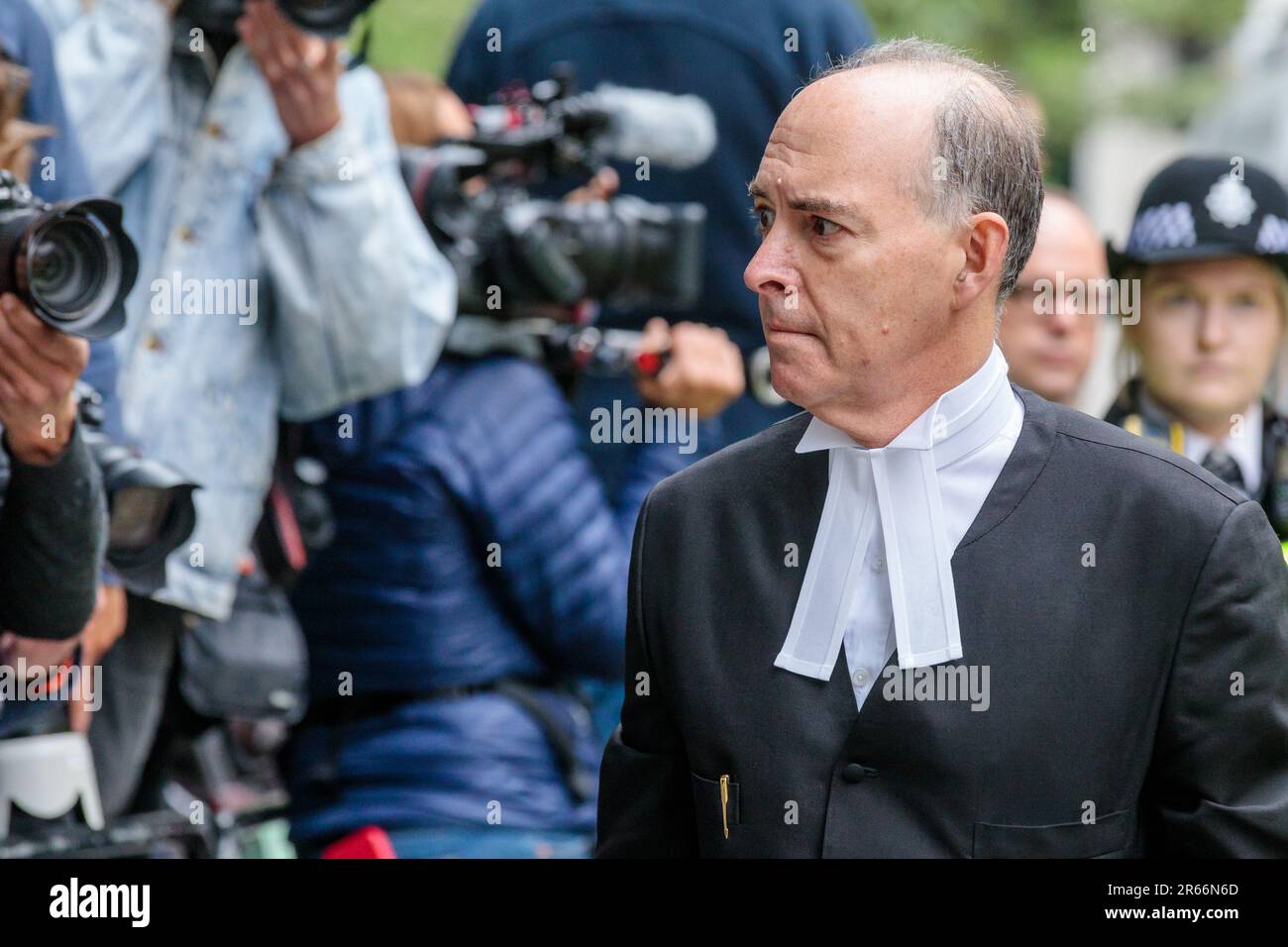 Royal Courts of Justice, London, UK. 7th June 2023. Andrew Green KC ...
