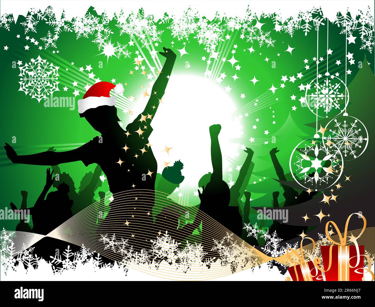 Christmas party background Stock Vector Image & Art - Alamy