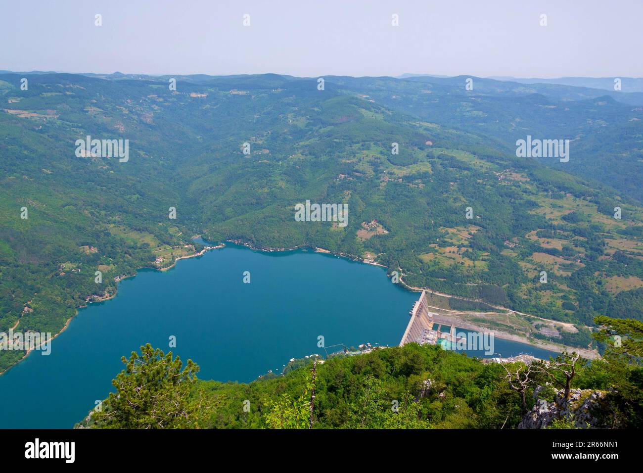 Nature's Gem: Perucac Lake reflects tranquil serenity as Banjska Stena ...