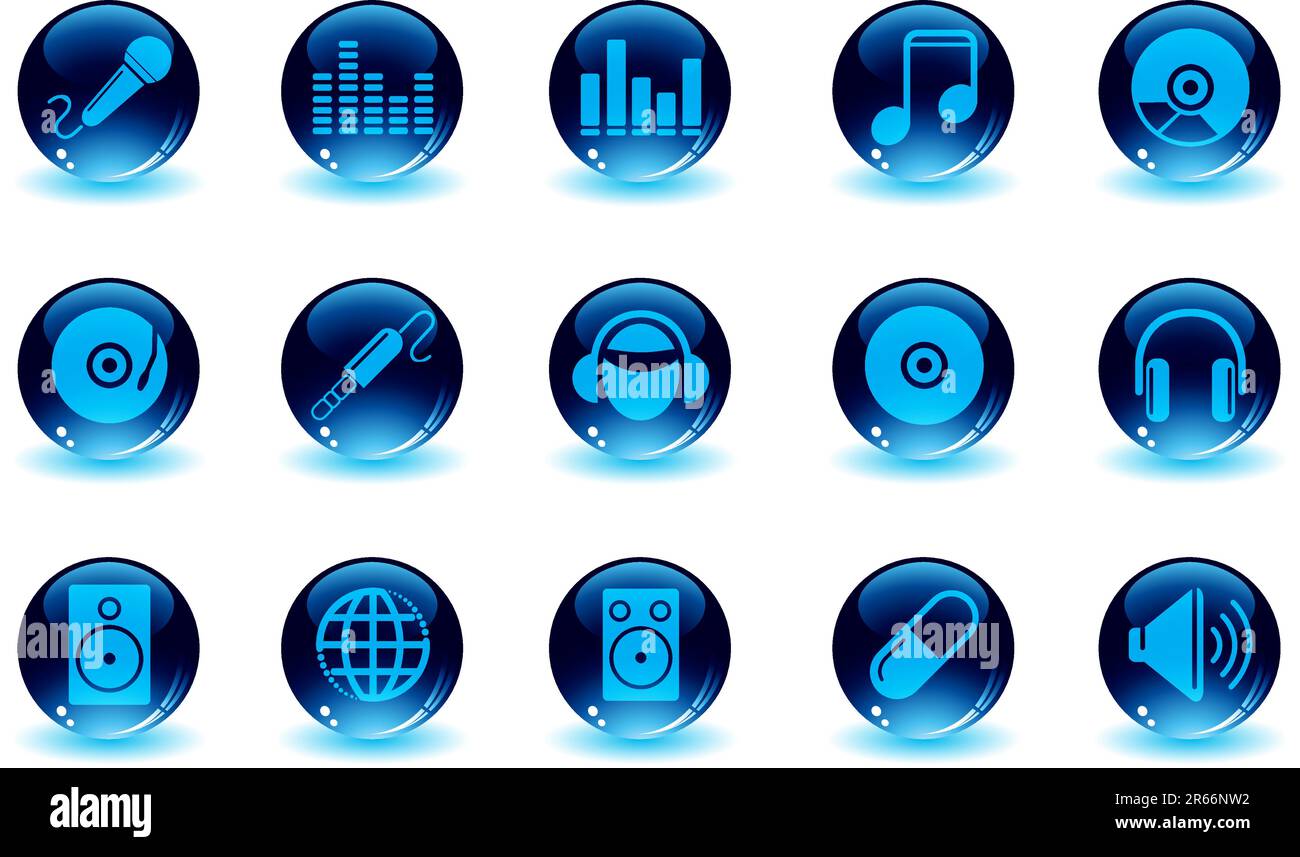 Music and Dance icons Stock Vector Image & Art - Alamy
