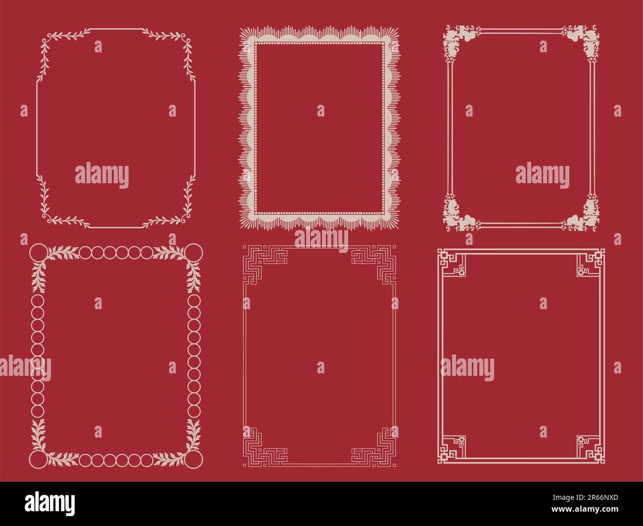 decorative frame set Stock Vector Image & Art - Alamy