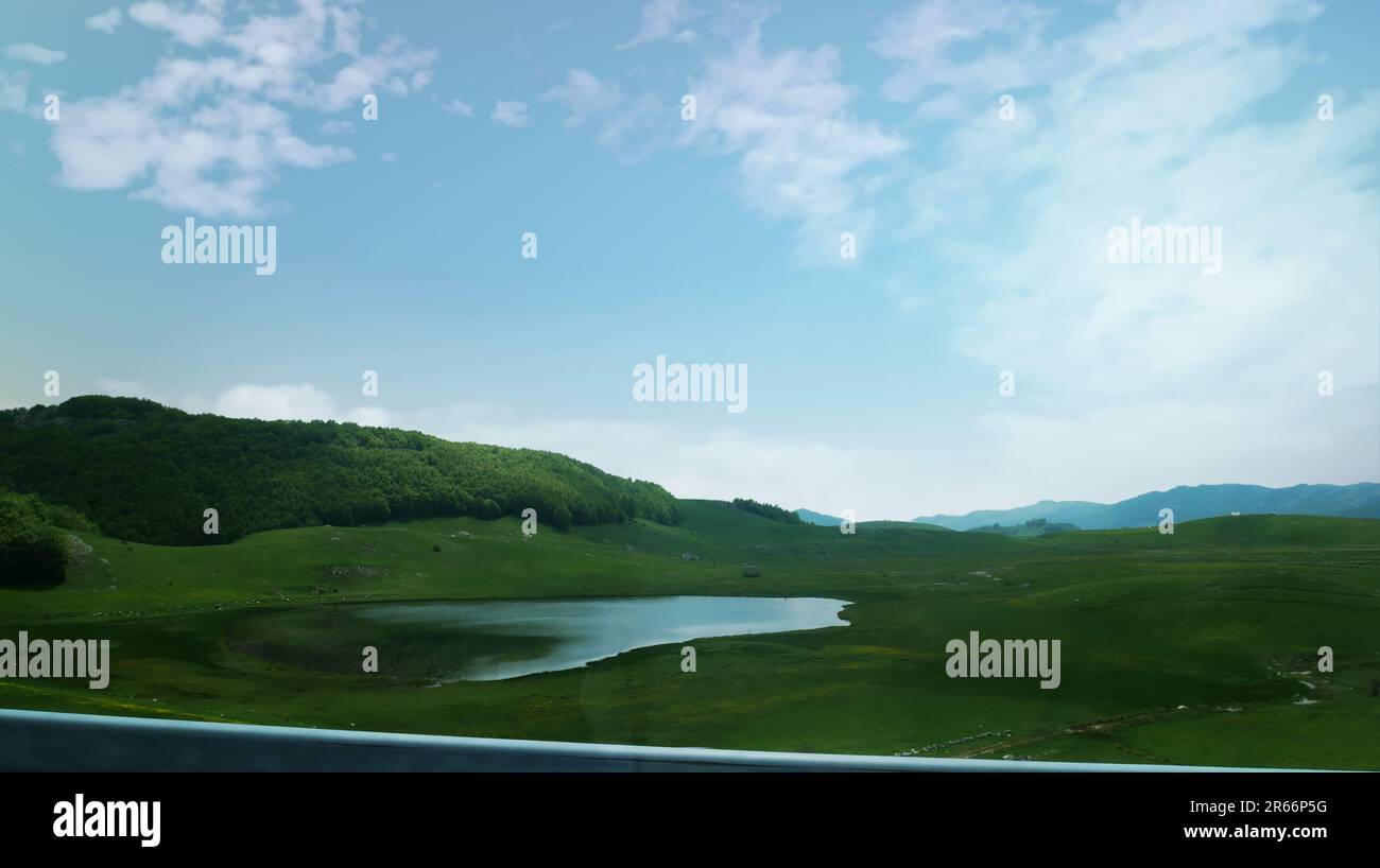 Krnovo wind park, Zabljak, Montenegro Stock Photo - Alamy