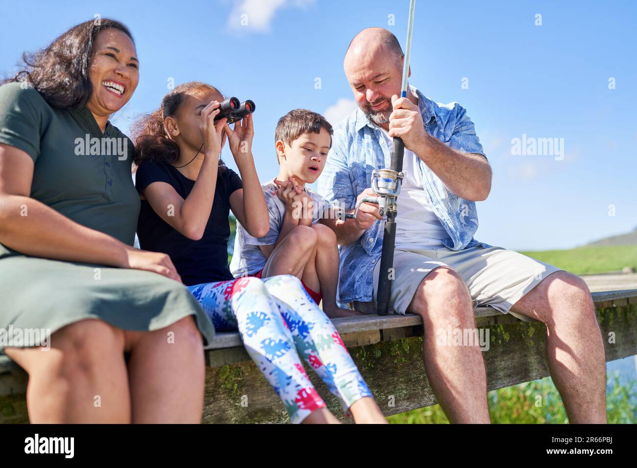 People fishing on pier hi-res stock photography and images - Alamy