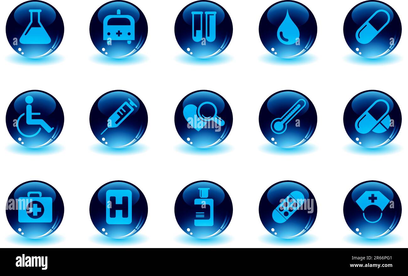 Healthcare and Pharma icons Stock Vector Image & Art - Alamy