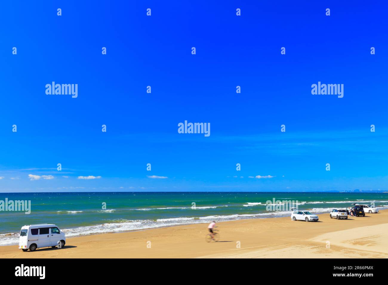 Senrihama Nagisa Driveway and Sea of Japan Stock Photo - Alamy