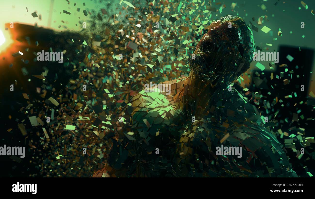 digital image representing human extinction Stock Photo - Alamy