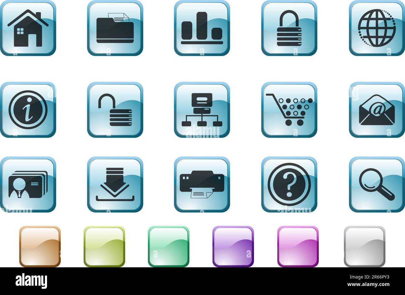 website and internet icons Stock Vector Image & Art - Alamy