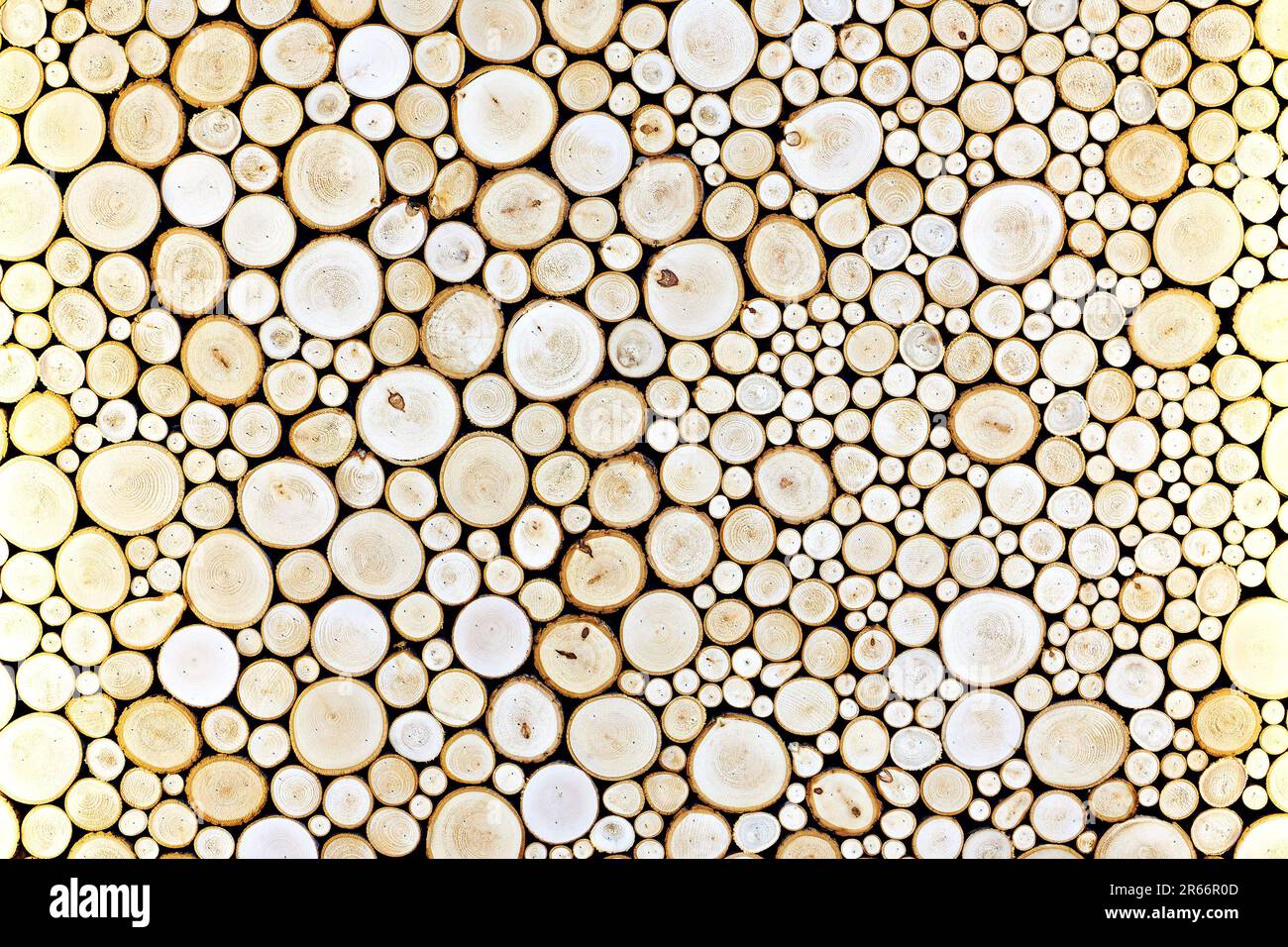 Texture of log ends hi-res stock photography and images - Alamy