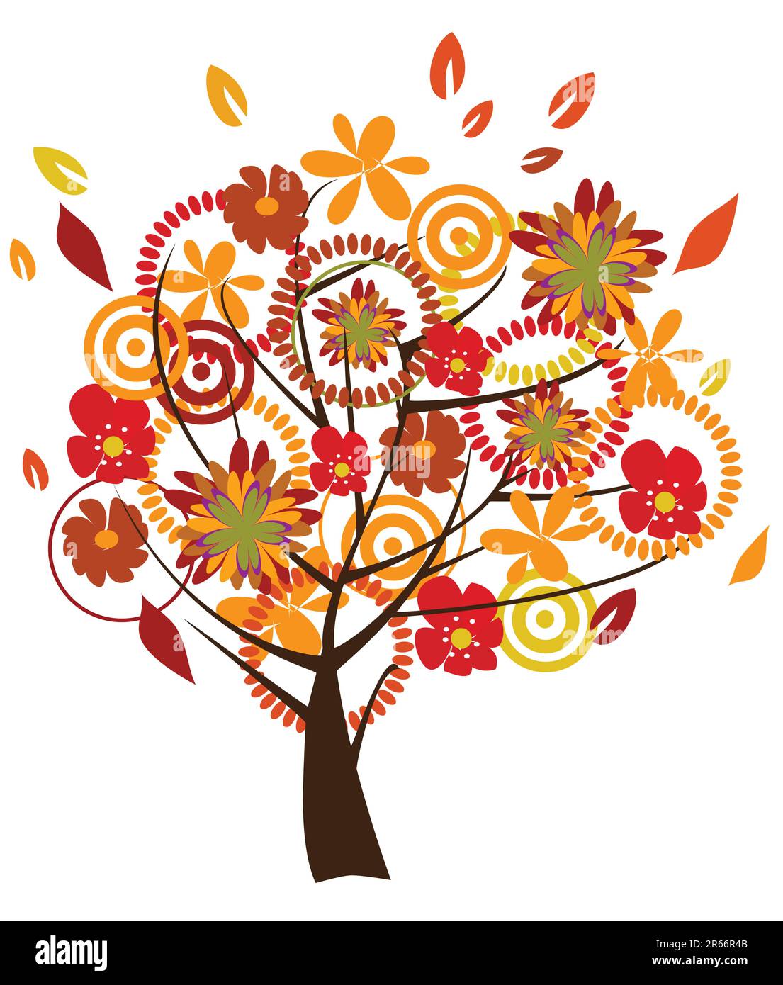 Abstract beauty in the garden Stock Vector Images - Alamy