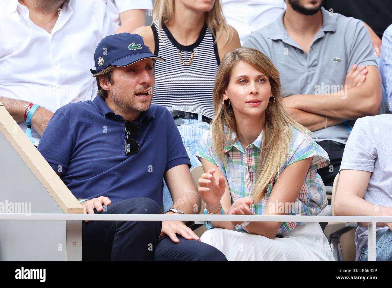 Paris, France. 07th June, 2023. Mathieu Vergne, Ophelie Meunier in the ...