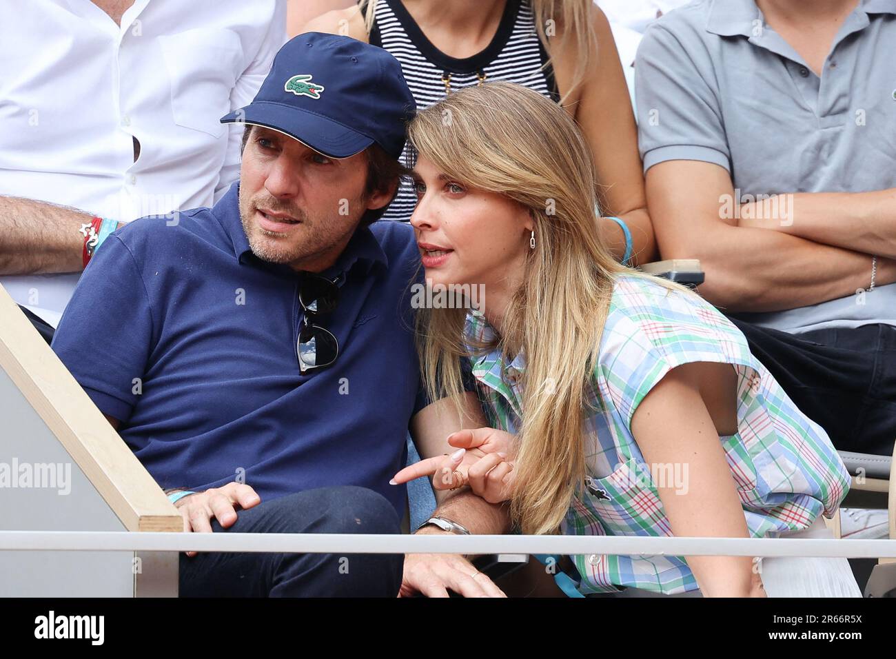 Paris, France. 07th June, 2023. Mathieu Vergne, Ophelie Meunier in the ...