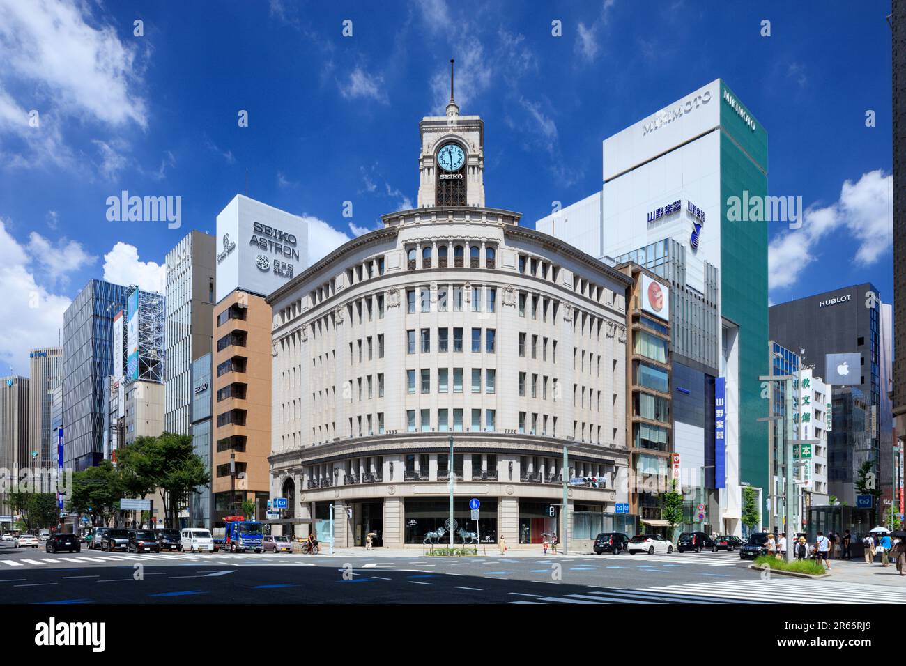 Ginza clock tower hi-res stock photography and images - Alamy