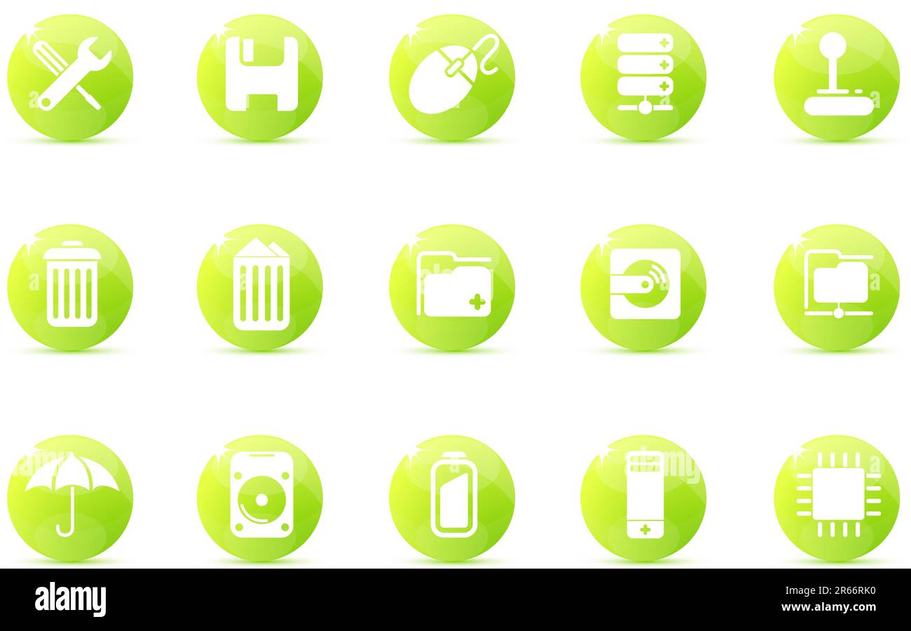 Data icons hi-res stock photography and images - Alamy