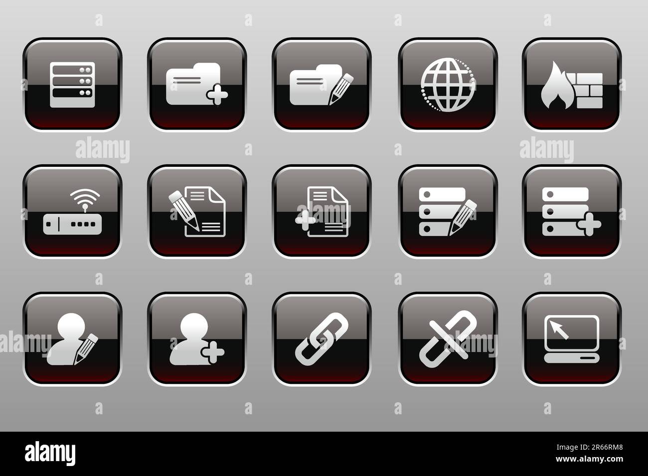 Illustration network nodes Stock Vector Images - Alamy